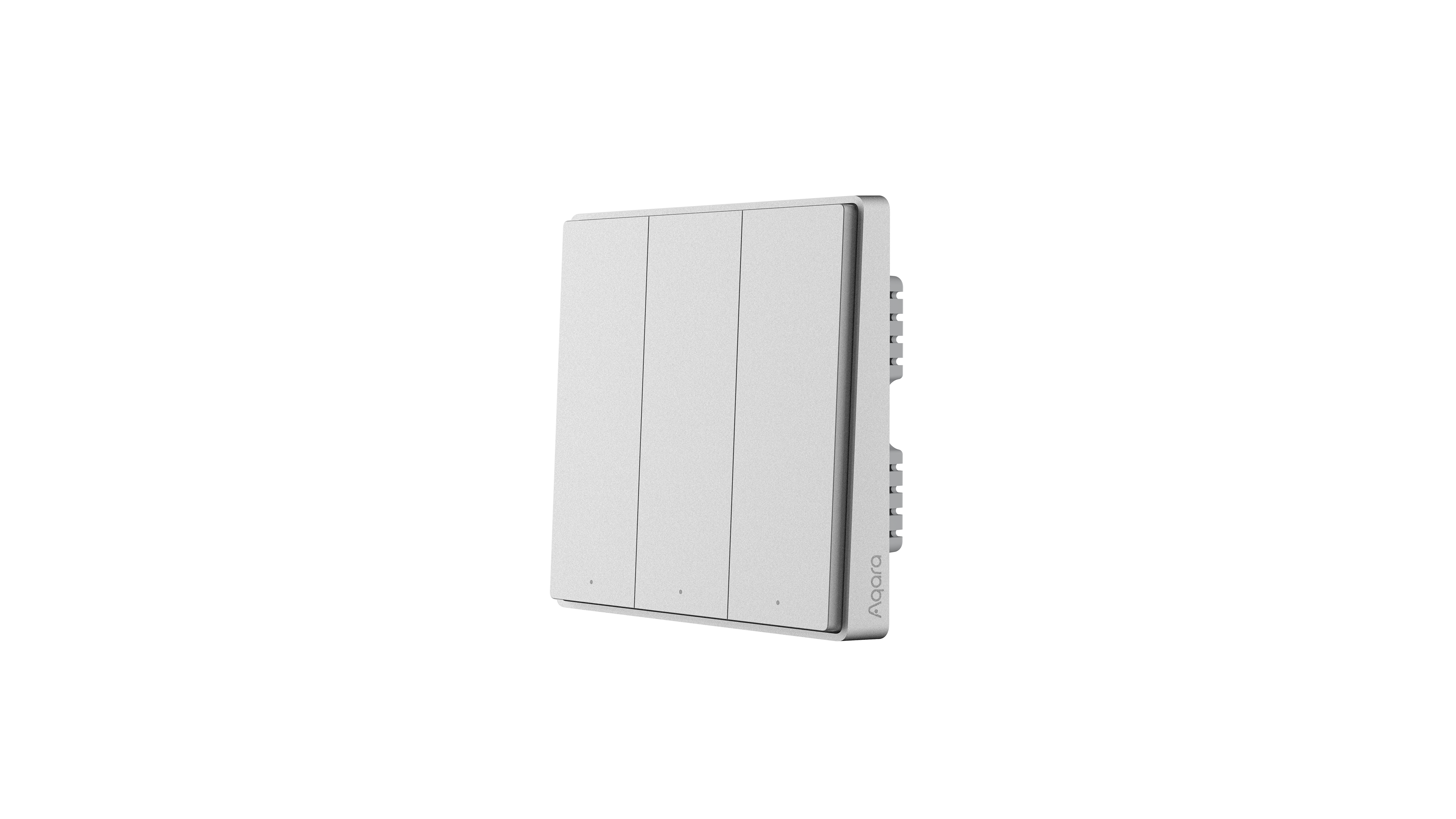 Smart Wall Switch D1 (With Neutral, Triple Rocker) （CN Package）Black ...